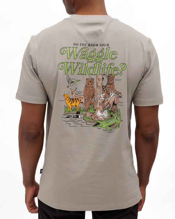 Waggle Wildlife T-Shirt | Waggle Golf T-Shirt | Golf Graphic Tee